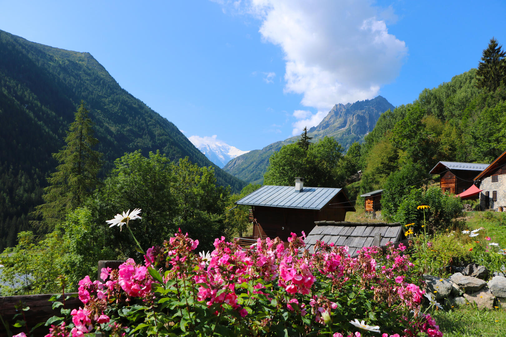 Spring in the Valley of Chamonix : Chamonix Mont Blanc