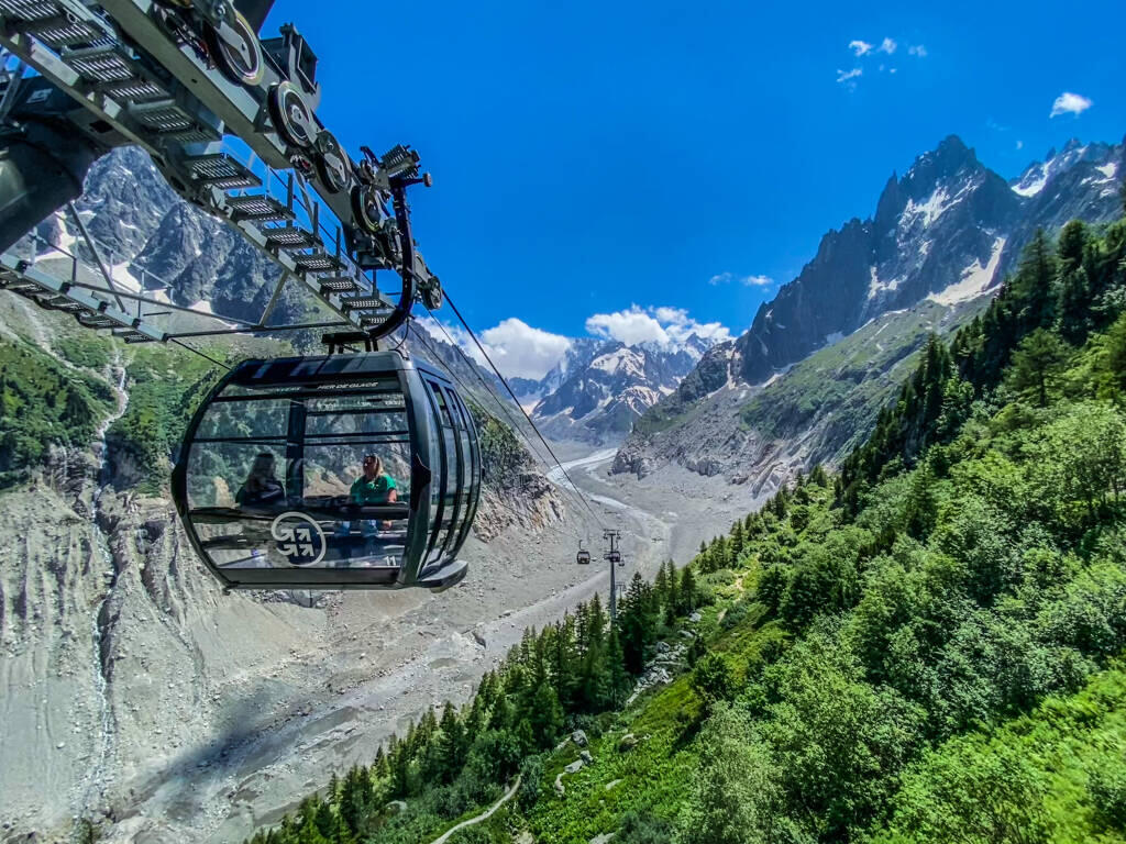 Mer de Glace gondola lift Chamonix-Mont-Blanc : Practical information ...