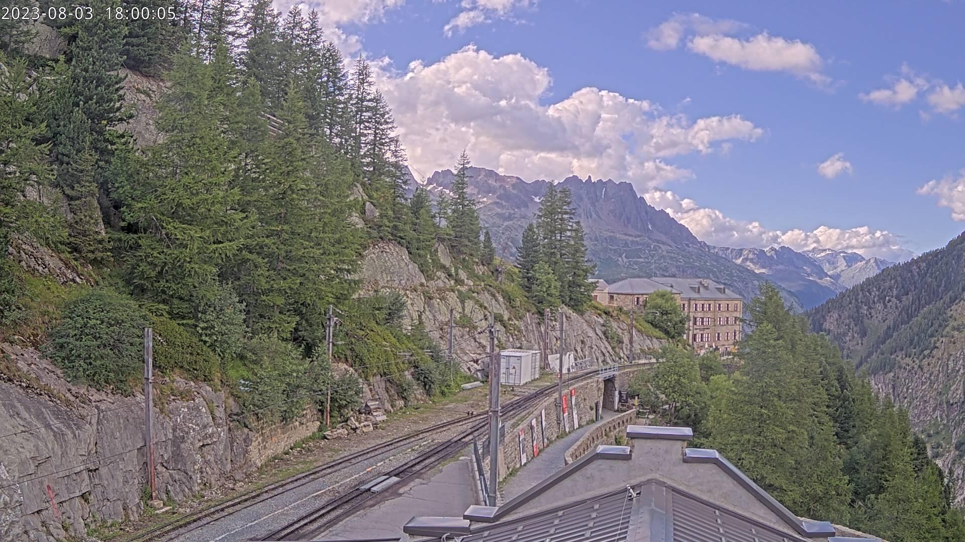 Montenvers- Montenvers station and hotel : Chamonix Mont Blanc